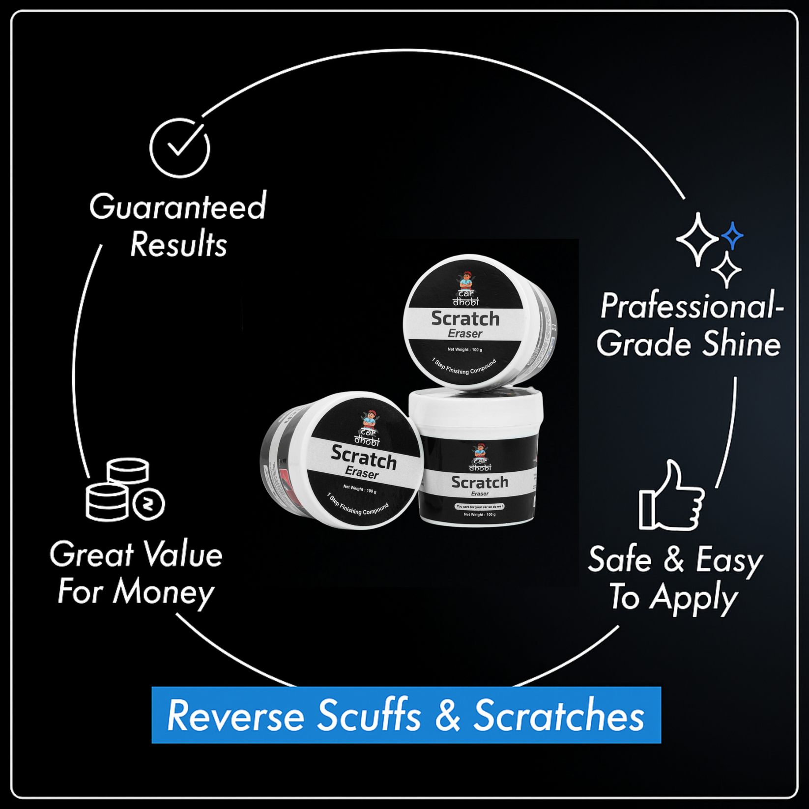 Say Goodbye to Scratches | Scratch Eraser (Pack of 1) - Targeted Repair