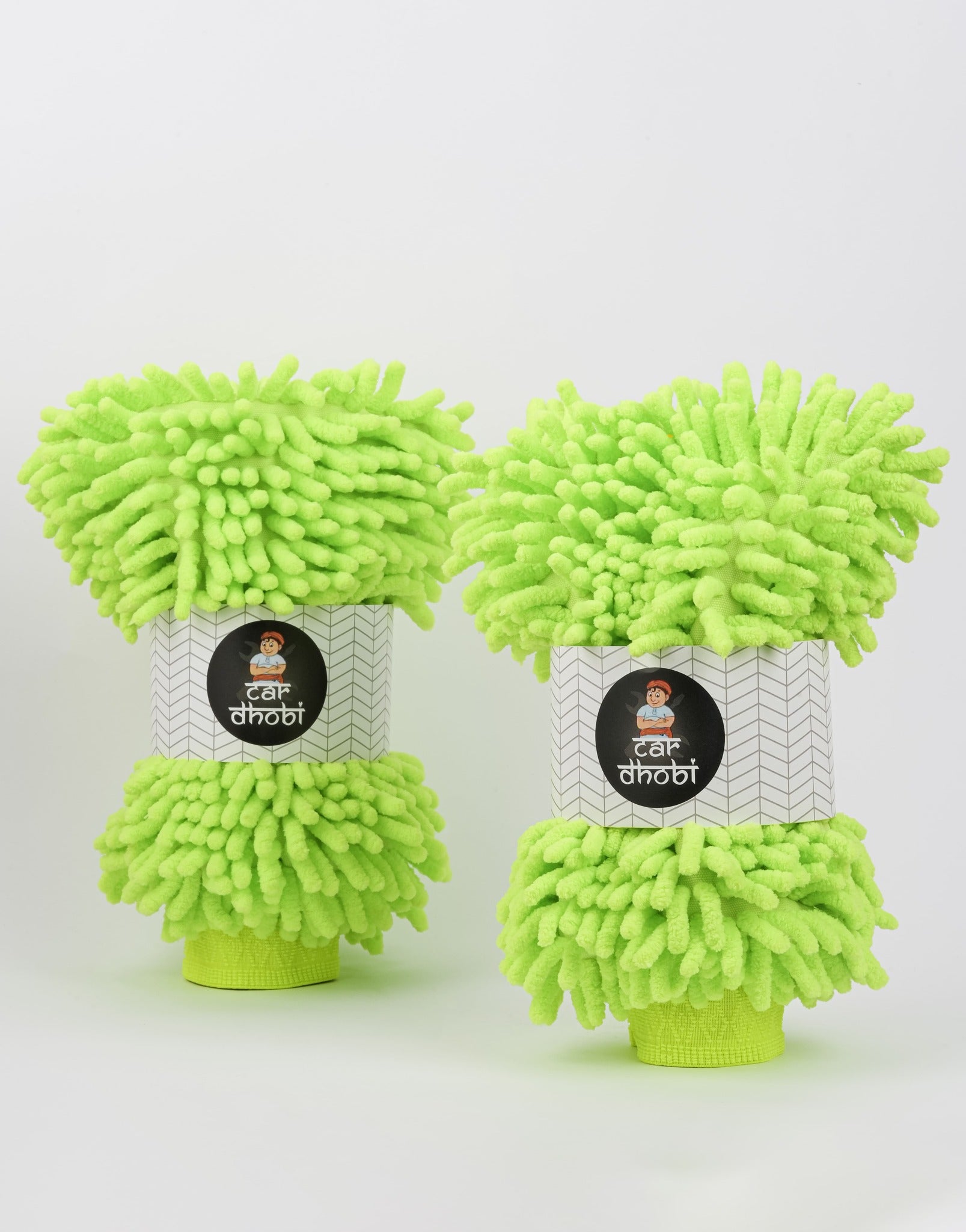 Large Microfiber Car Wash Mitts (Pack of 2) | Gentle and Effective Cleaning